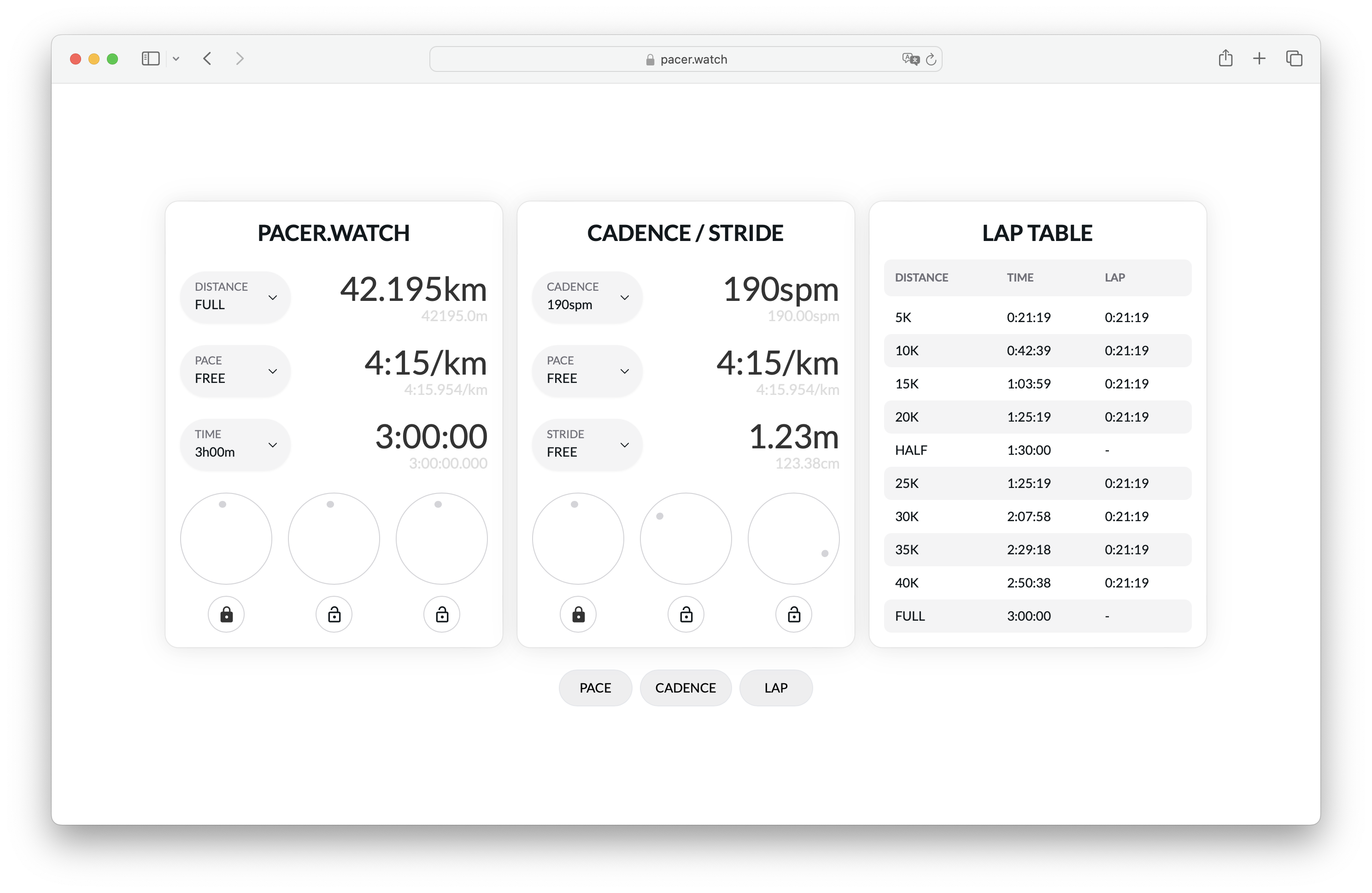 GitHub - kitayoshi/pacer-watch: Web Interface for Pacer Watch